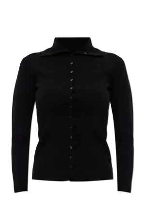 TOTEME Collared Cardigan - Black