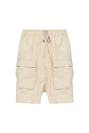 Rick Owens Cargo Shorts - Cream