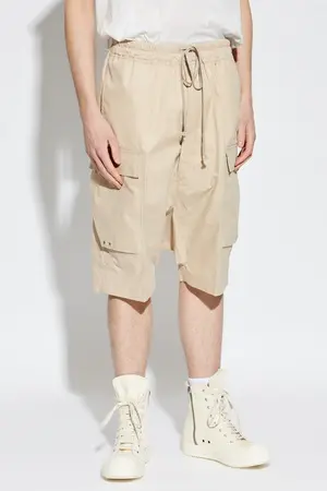 Rick Owens Cargo Shorts - Cream