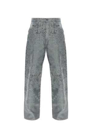 Amiri Paisley Patterned Jeans - Grey
