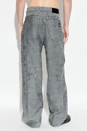 Amiri Paisley Patterned Jeans