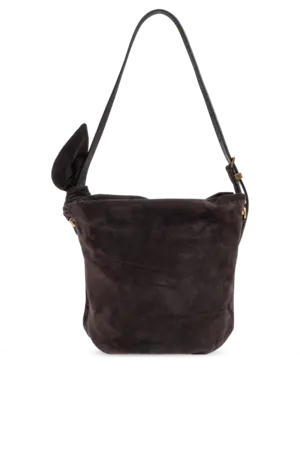 ROTATE BY BIRGER CHRISTENSEN Suede Shoulder Bag - Brown