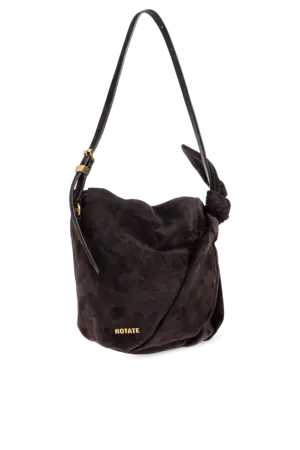 ROTATE BY BIRGER CHRISTENSEN Suede Shoulder Bag - Brown