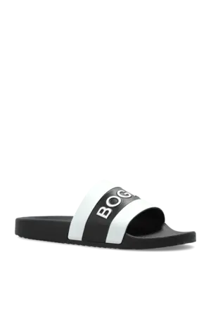 Bogner Belize Rubber Slides - Black