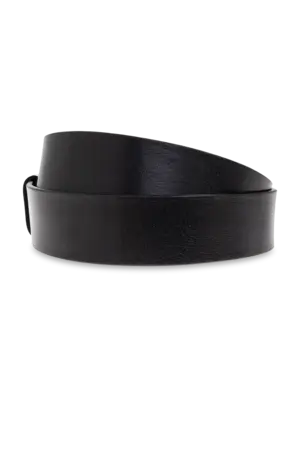 Dsquared2 Leather Belt With 'rebels' Buckle