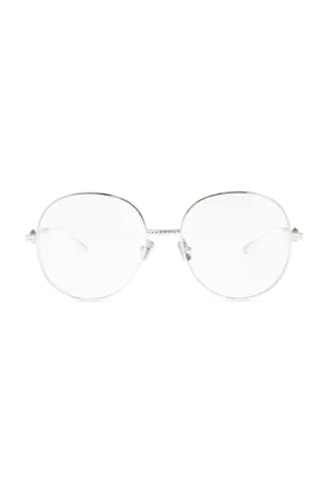 Valentino Garavani Eyeglasses Round Frame - Silver