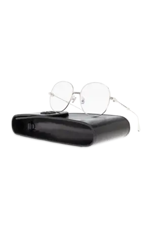 Valentino Garavani Eyeglasses Round Frame - Silver
