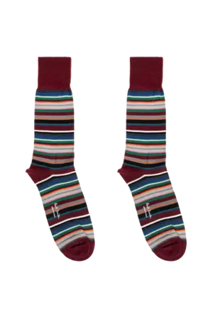 Paul Smith Striped Mid-calf Socks