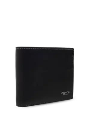 COACH Leather Wallet With Logo