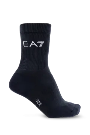 EA7 Logo Socks - Black