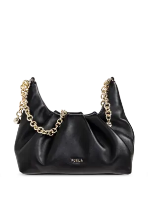Furla Delia Mini Shoulder Bag - Black