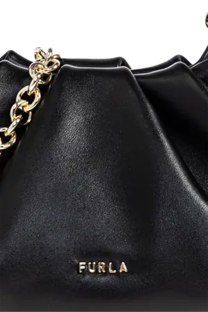 Furla Delia Mini Shoulder Bag - Black