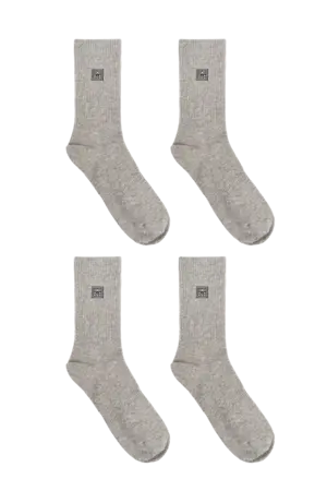 TOTEME Logo Two-pack Socks