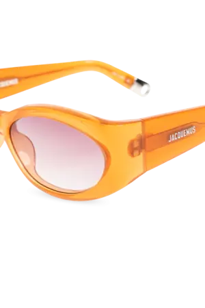 Jacquemus Elliptical Sunglasses - Orange