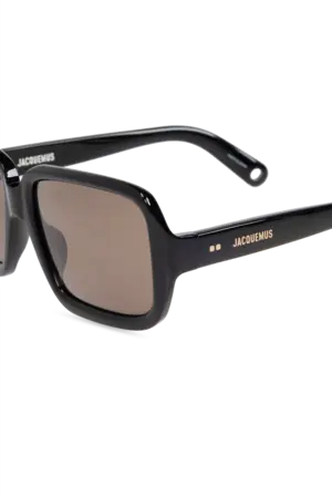 Jacquemus Cabana Rectangle Sunglasses - Black