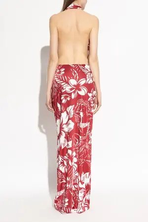 Dsquared2 Backless Gown - Red