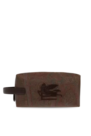 Etro Arnica Medium Cosmetic Bag - Brown