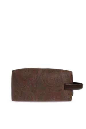 Etro Arnica Medium Cosmetic Bag - Brown