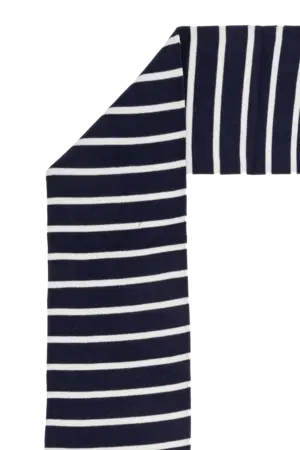 Dsquared2 Striped Scarf - Navy Blue
