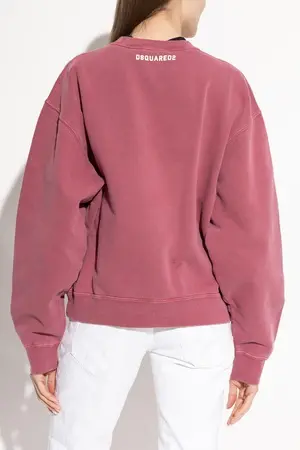 Dsquared2 Sweatshirt With Patch - Red