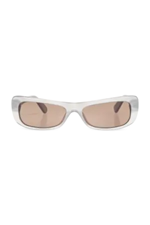 Jacquemus Rectangle Acetate Sunglasses - Silver