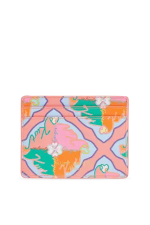 Kurt Geiger Leather Cardholder With Logo - Multicolour