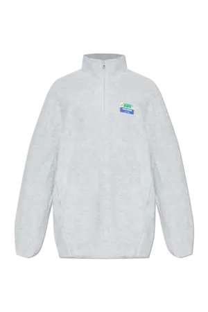 American Vintage Fleece Turtleneck Sweatshirt - Grey