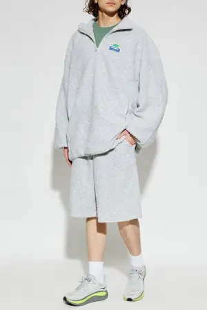 American Vintage Fleece Turtleneck Sweatshirt - Grey