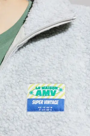 American Vintage Fleece Turtleneck Sweatshirt - Grey