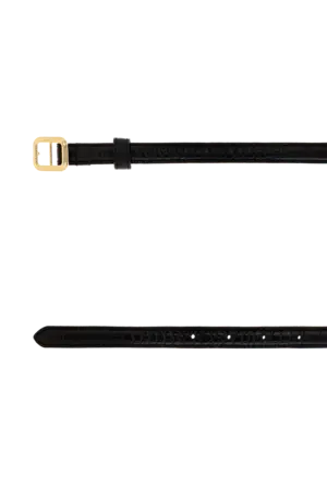 Lié Studio Georgia Slim Belt - Black