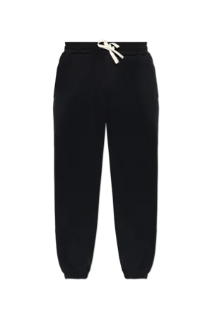 JIL SANDER Sweatpants With Cuffed Legs - Black