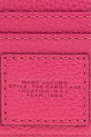 Marc Jacobs Leather Card Holder - Pink
