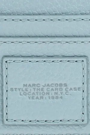 Marc Jacobs Leather Card Holder - Light Blue