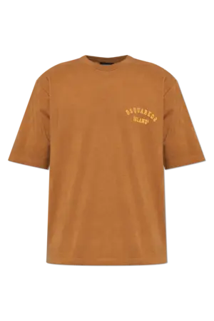 Dsquared2 T-shirt With Logo - Brown