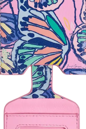 Kurt Geiger Leather Luggage Tag - Multicolour