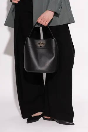Furla Amelia Medium Bucket Bag - Black