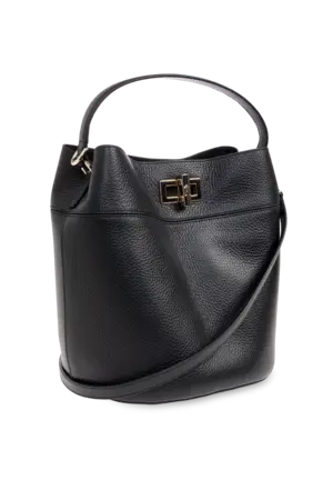 Furla Amelia Medium Bucket Bag - Black
