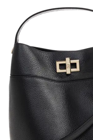 Furla Amelia Medium Bucket Bag - Black
