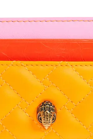 Kurt Geiger Kensington Quilted Leather Card Holder - Multicolour