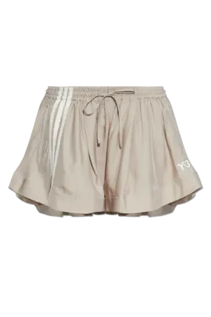 Y3 Logo Shorts For Women