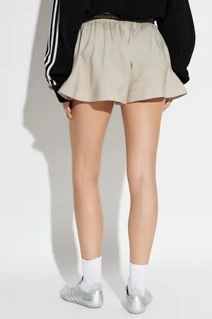 Y3 Logo Shorts - Beige