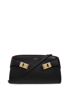 FERRAGAMO Hug Shoulder Bag - Black