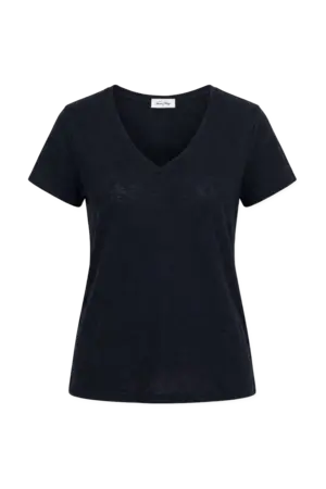 American Vintage V-neck T-shirt - Black
