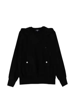 Comme Des Garçons Cotton Hoodie - Black