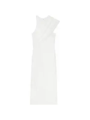 COURREGES Asymmetric Draped Dress