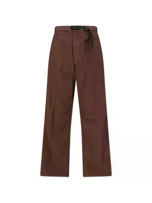 WHITE SAND Belted Trousers - Brown