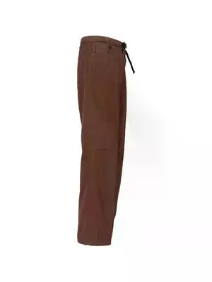 WHITE SAND Belted Trousers - Brown