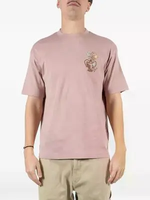 Drole De Monsieur Floral Print T-shirt - Pink
