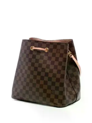 LOUIS VUITTON Damier Ebene Neonoe Mm Bucket Bag - Brown