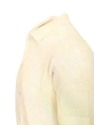 Maison Kitsuné Open-knit Cardigan - Neutrals